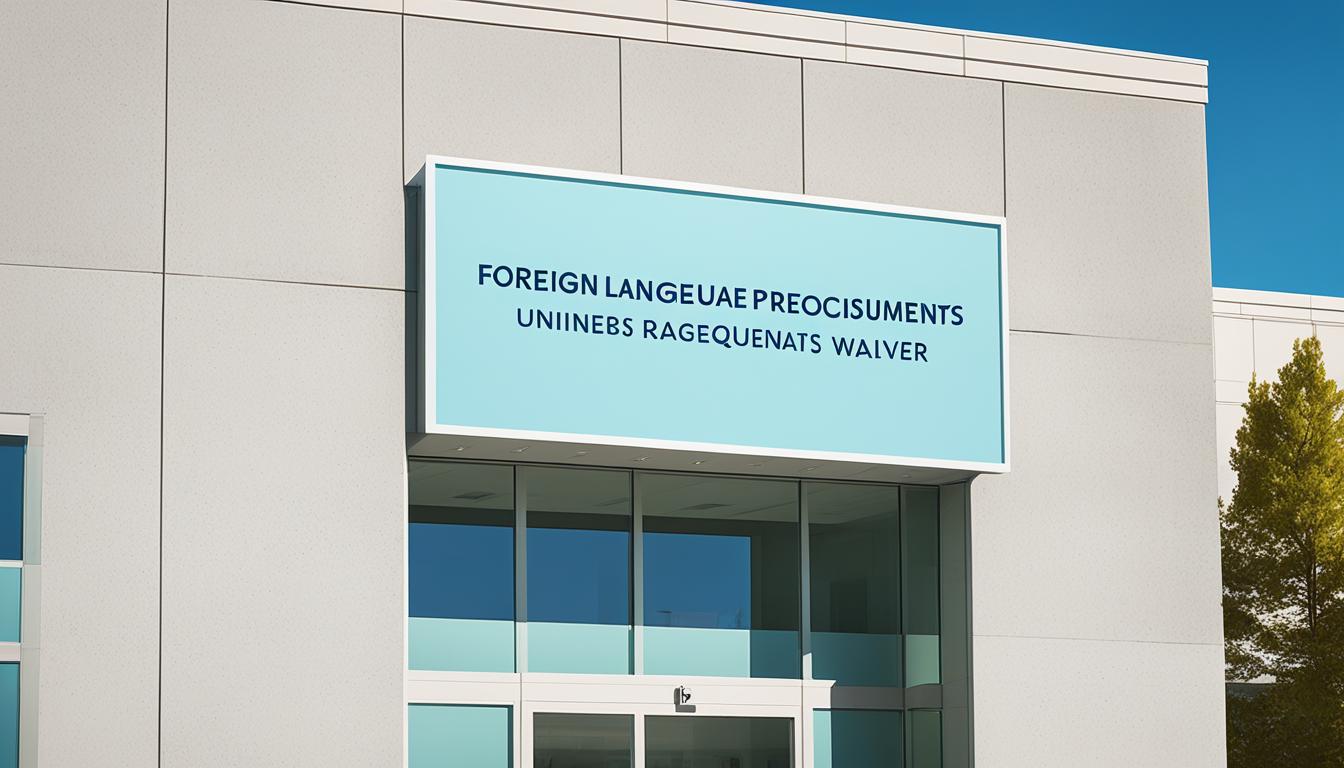 Foreign Language Proficiency Requirements Waiver – The Continents ...